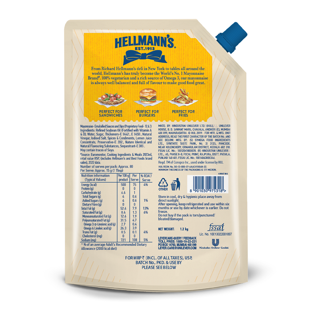 Hellmann’s REAL Mayonnaise* - Unilever Food Solutions